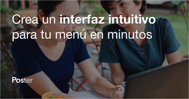 Crea un interfaz intuitivo para tu menú en minutos — Poster